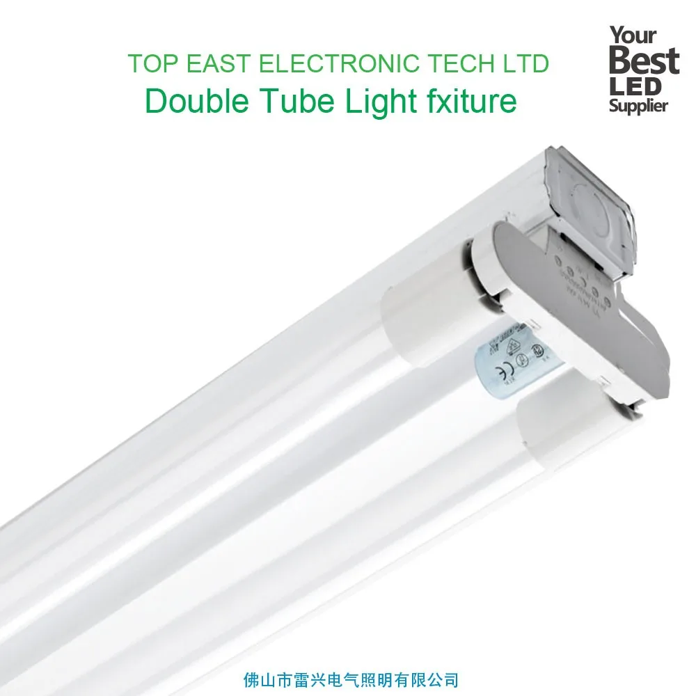 China Factory Price 2*18w LED Tube Lights Fixture for Fluorescent Tube