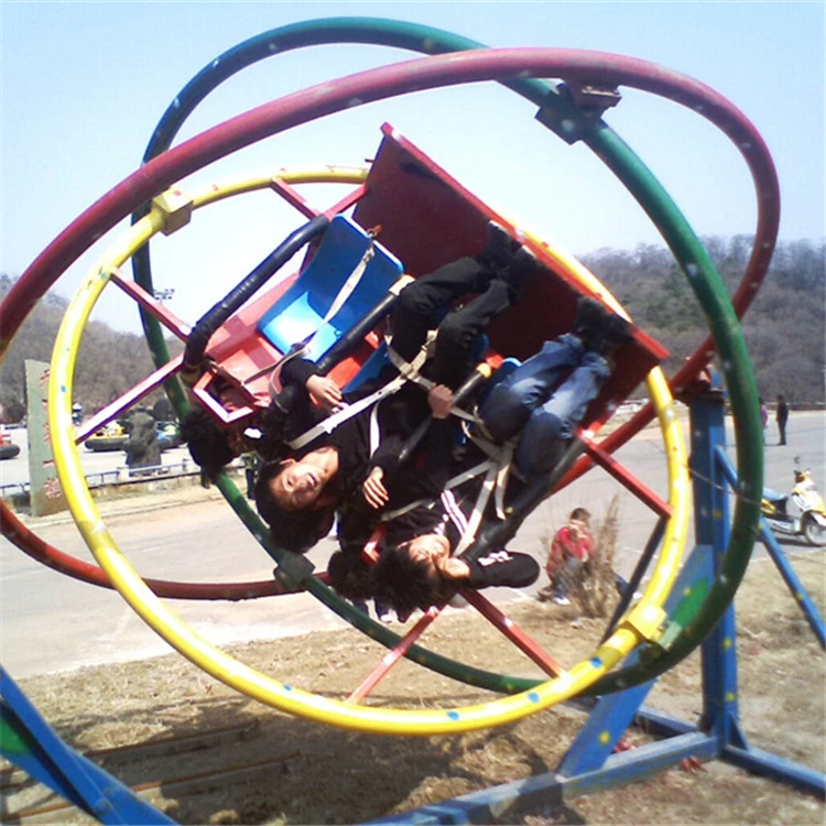 Giant Gyroscope - Human Gyroscope Exercise Machine Ride