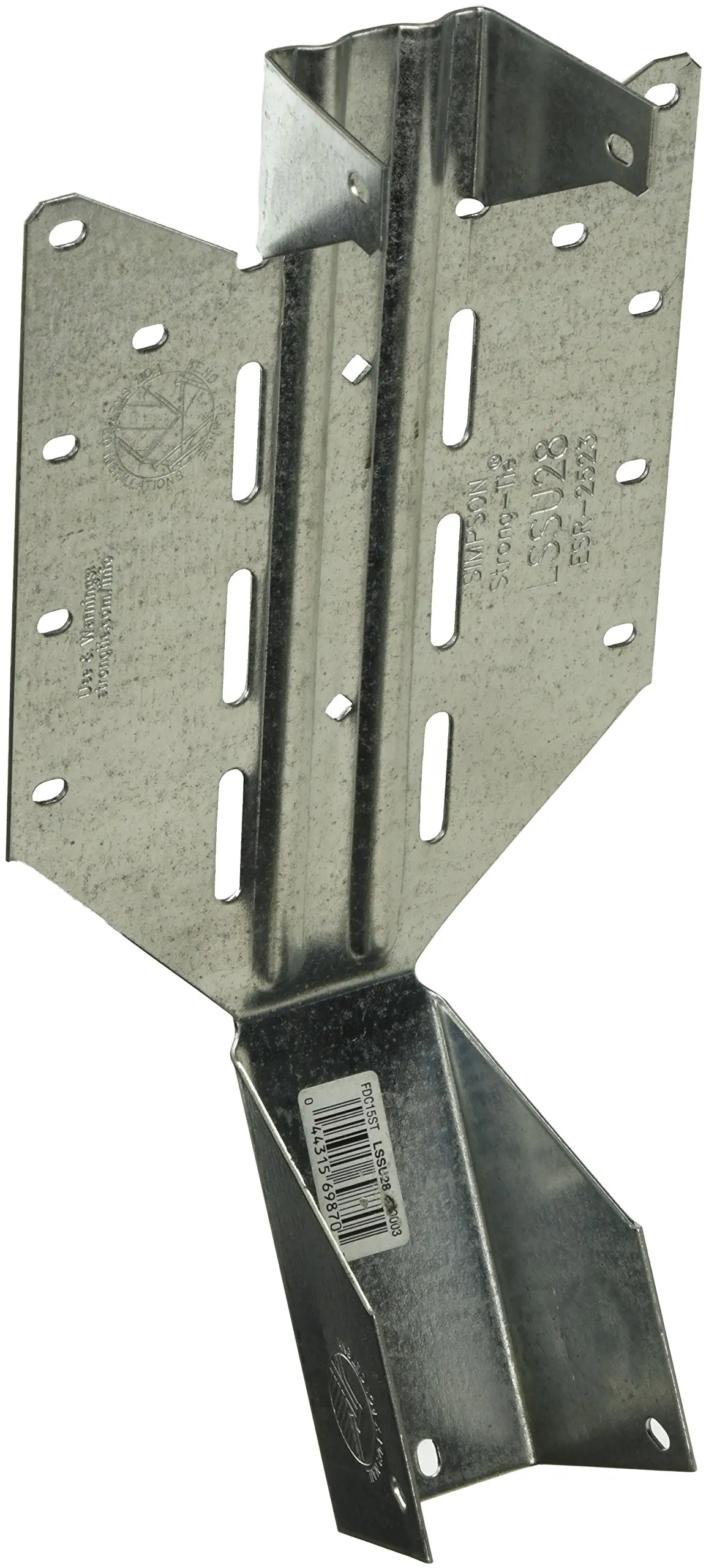 Simpson Strong Tie LU24 20-Gauge 2x4 Face Mount Joist Hanger 100-per ...