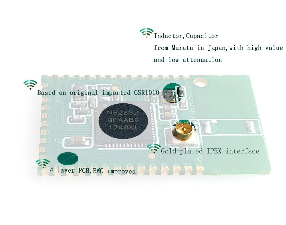 Bluetooth Module 5.0 Ble Low Energy Module Nordic 52832/fcc Ce Module ...