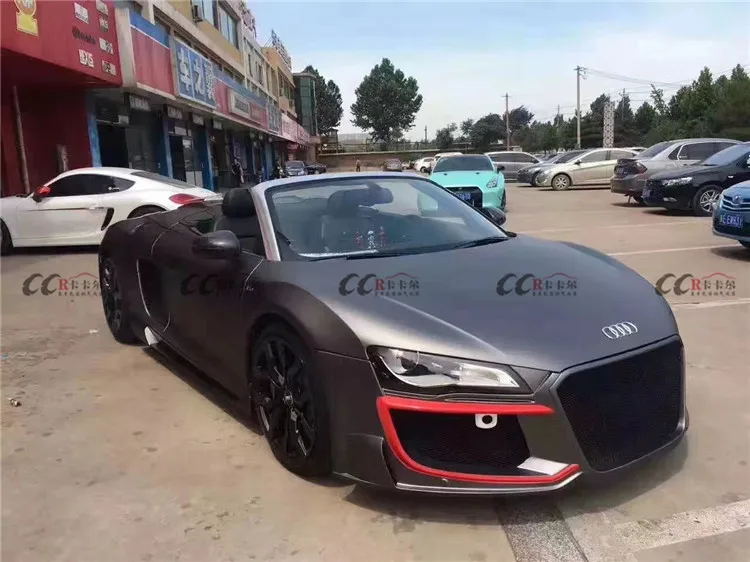 High Quality R Style Body Kit for audi R8 Front Bumper Rear Bumper Side ...