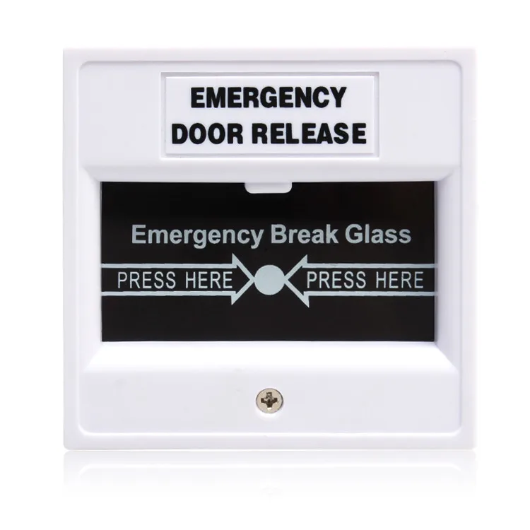 White Pull Station - Emergency Break Glass Switch