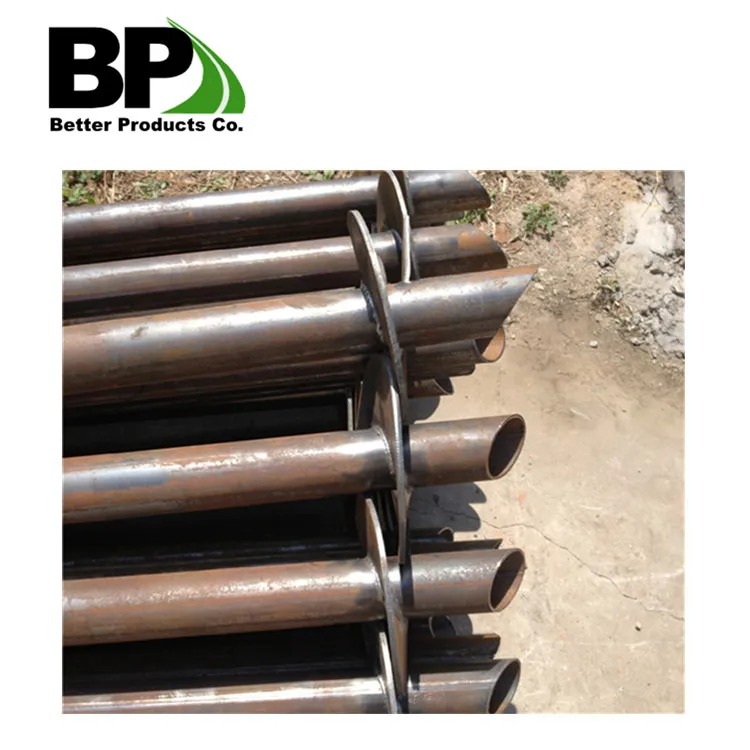Helical Galvanized Steel Construction Helical Anchor Screw Piles ...