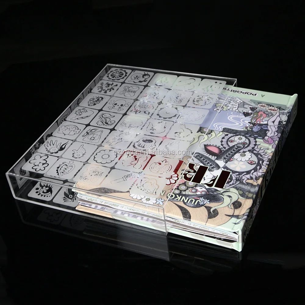 Custom Personalized Plastic Slipcase Acrylic Photo Albums Box Book ...