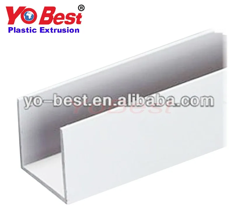 Upvc U Channel Profile Plastic U Strip Extrusion - Buy Pvc U Channel ...