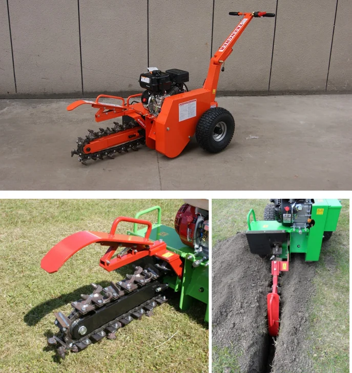 Trencher tractor pto sale,walk behind trencher,disc trencher Products ...