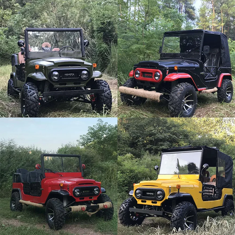 Electric Atv Utv Fully Enclosed Four-seater Electric Beach Buggy Adult ...