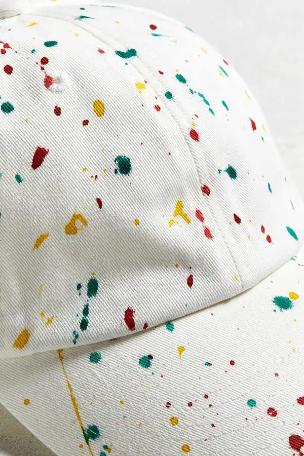 Paint Splatter Hats - Customized Acrylic Paint on Caps