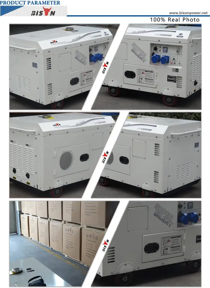 Bison(china) 10kw Silent Diesel Generator 10000 Watt 15 Kva 3 Phase ...