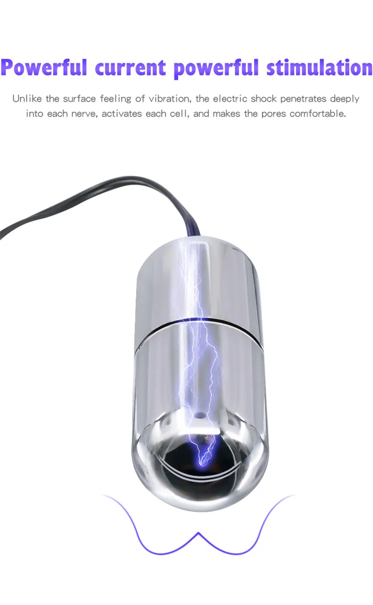 Electric Shock Sex Toys Bullet Vibrator Anal Butt Prostate Massager ...