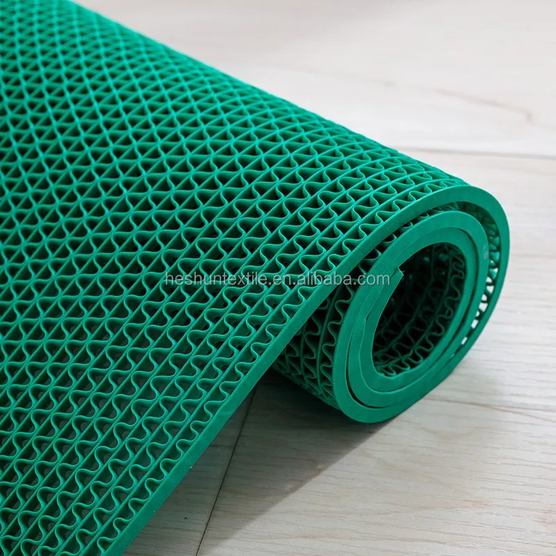 Hollow Out Water-proof Durable Pvc S Design Rubber Mesh Mat - Buy Pvc S ...