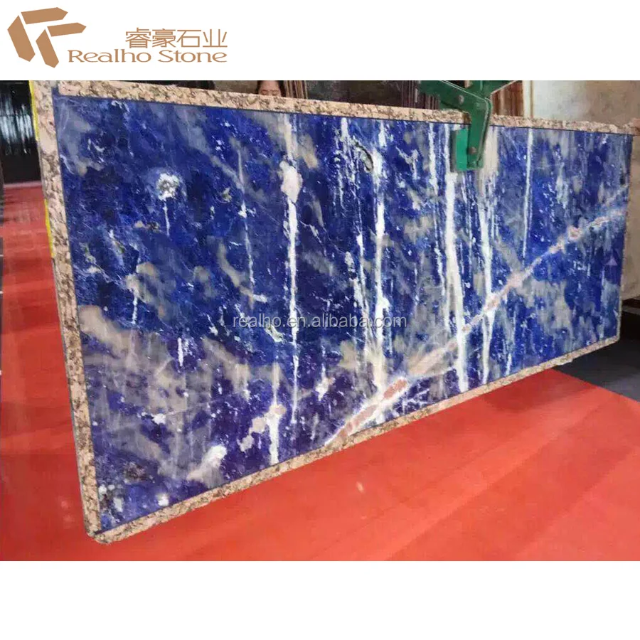 Natural Blue Marble Sodalite Slab For Countertop - Buy Blue Sodalite ...