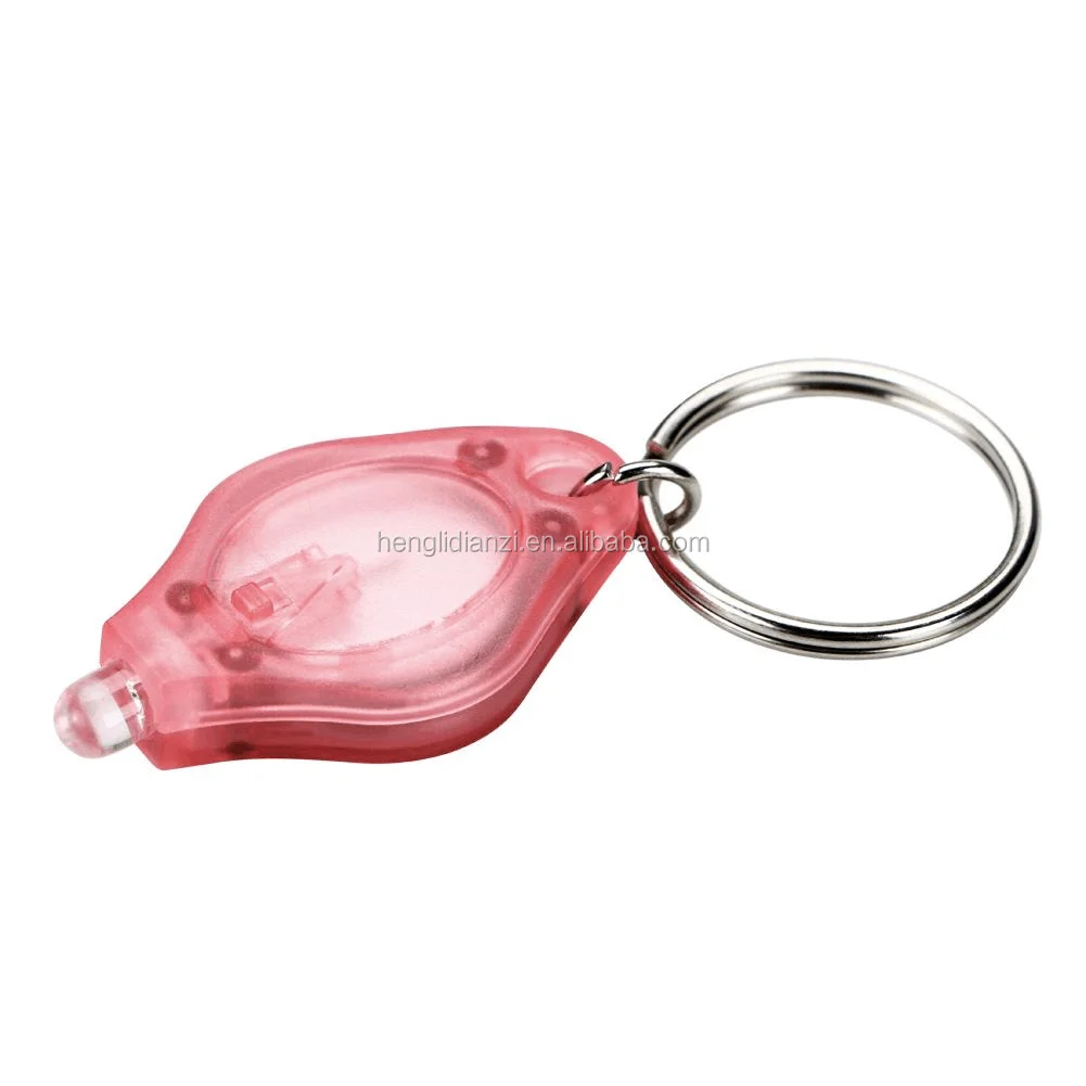Mini Led Keychain Light With Custom Logo - Pk Keyring Torch