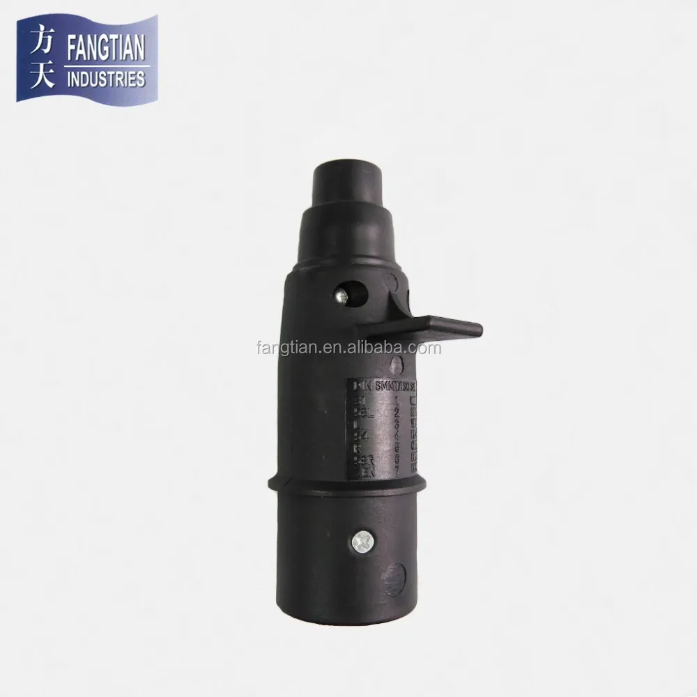 Iso 3731 Trailer Adapter Plug S Type 7 Pin Trailer Plug 24v 12v - Buy ...