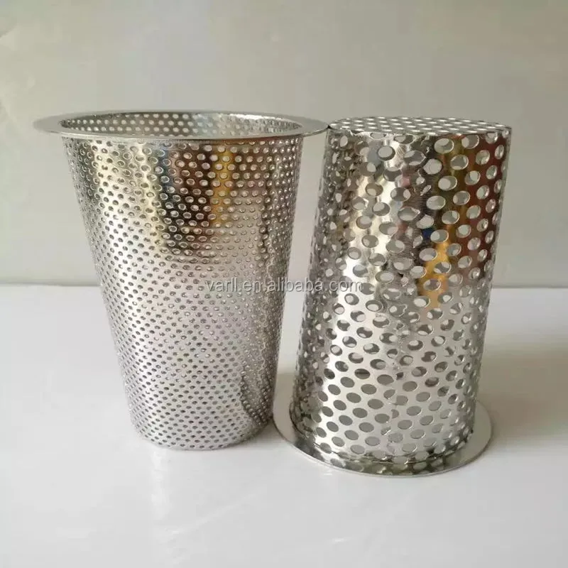 Anping Stainless Steel Perforated Mesh Truncated Cone Filter Tube With ...
