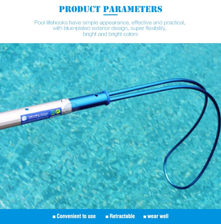 Aluminium Life-Saving Hook for Swimming Pool Safety