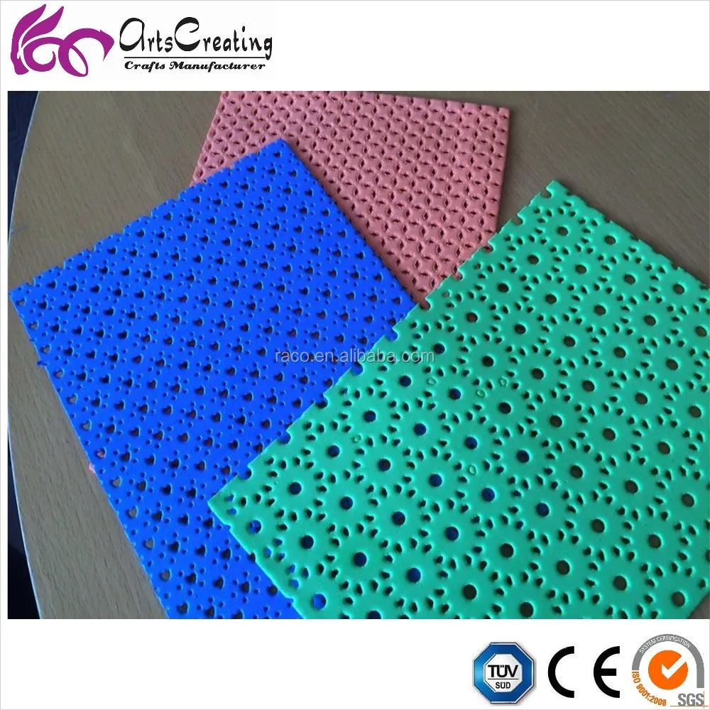 Perforated EVA Foam Sheet - Breathable Ethylene Vinyl Acetate Material ...