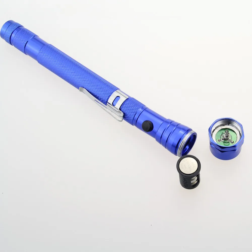 Magnetic Pickup Tool,Retractable Led Flashlight Telescopic Extending ...