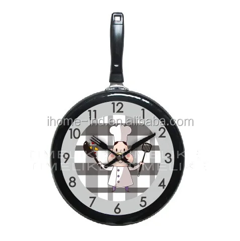 Kitchen Clocks Wall - Frying Pan Clock for Decoration