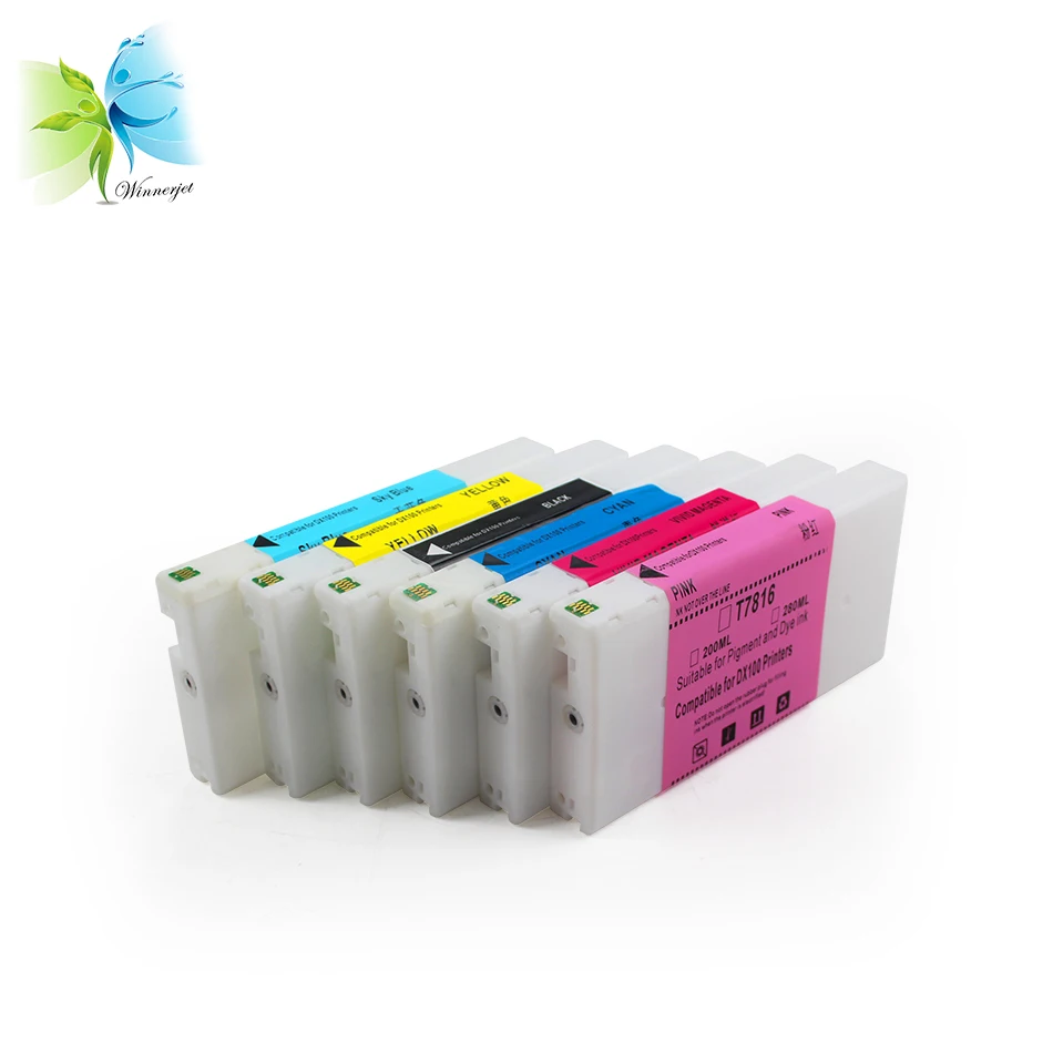 200ml T7811-t7816 Dx100 Full Ink Cartridges For Fujifilm Dx-100 Ink ...
