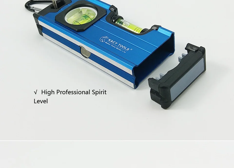 China Supplier KACY 5'' Box Beam Aluminum Small Liquid Spirit Level for ...