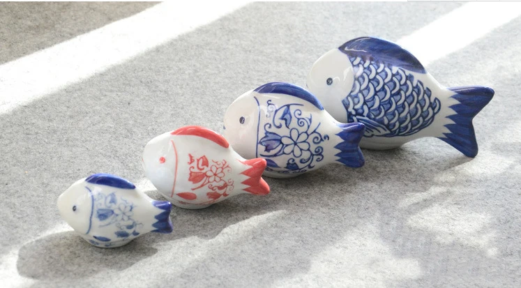 Home Decoration Ceramic Art Craft Floating Fish From Jingdezhen - Buy ...