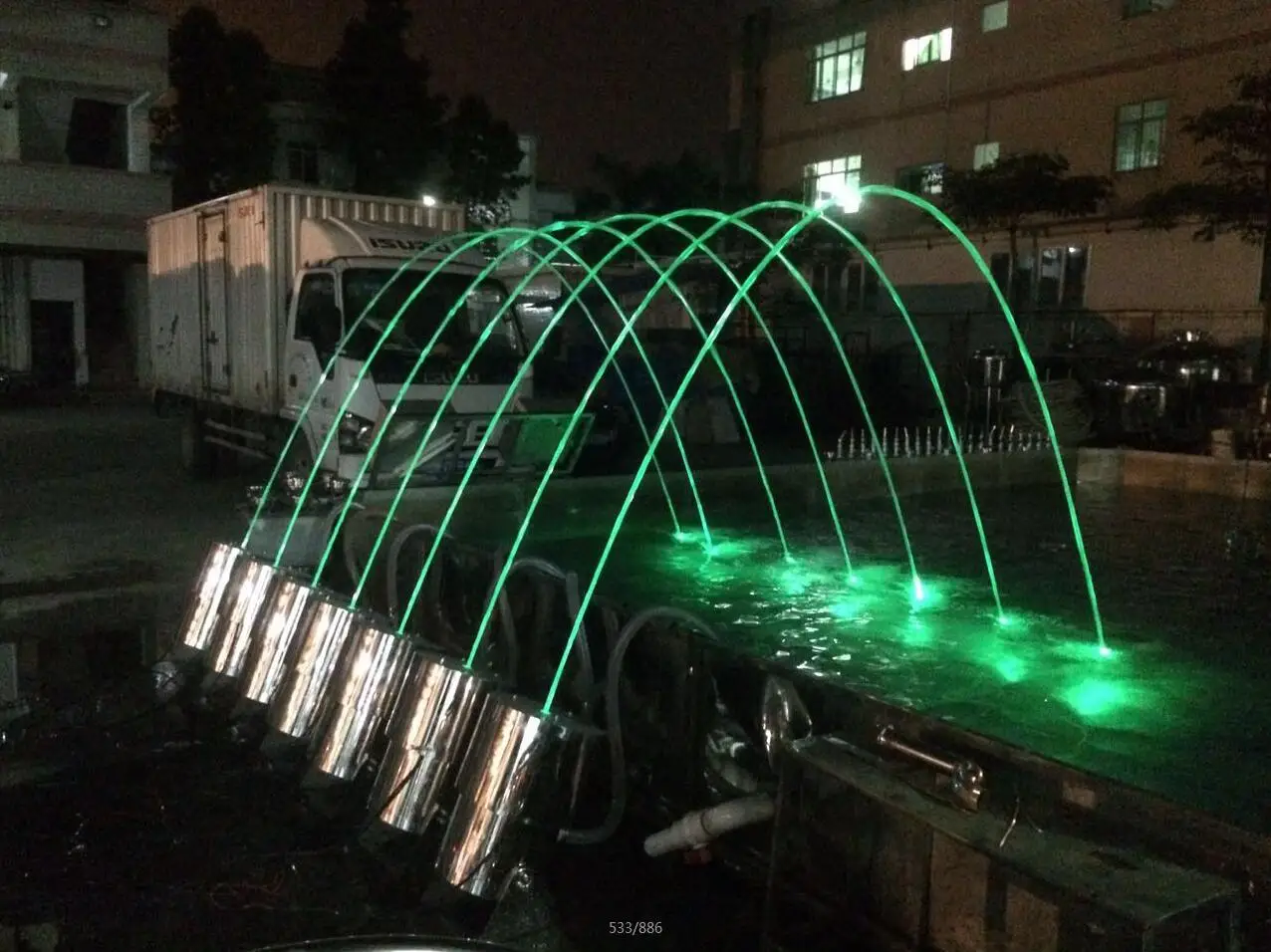 Continuous Laminar Flow Jumping Jet Fountain - Buy Laminar Fountain ...