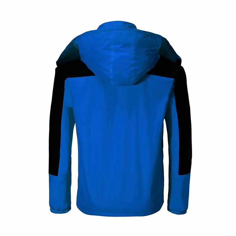 Factory Price Plain Black Windbreaker Jacket Custom Anorak Windbreaker ...