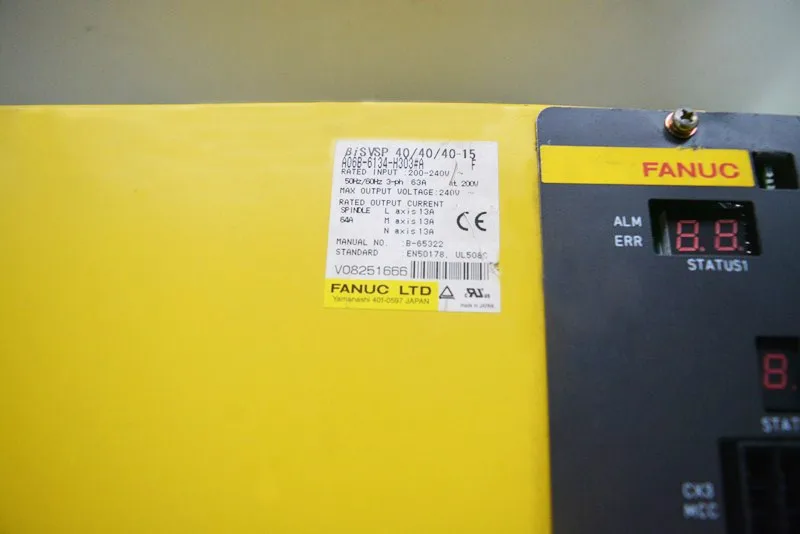 Fanuc Bisvsp 40/40/40-15 Servo Amplifier Module A06b-6134-h303 #a - Buy ...