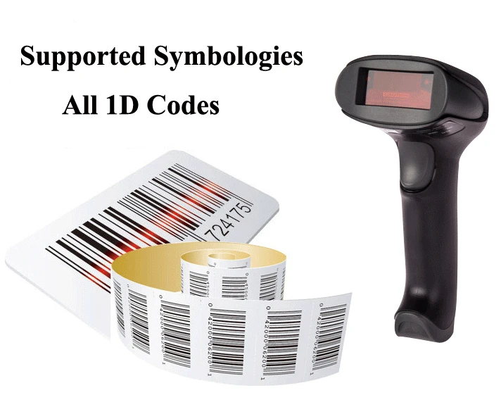 Netum Nt-2012 Rugged And High Tech Wired Barcode Scanner Interface ...