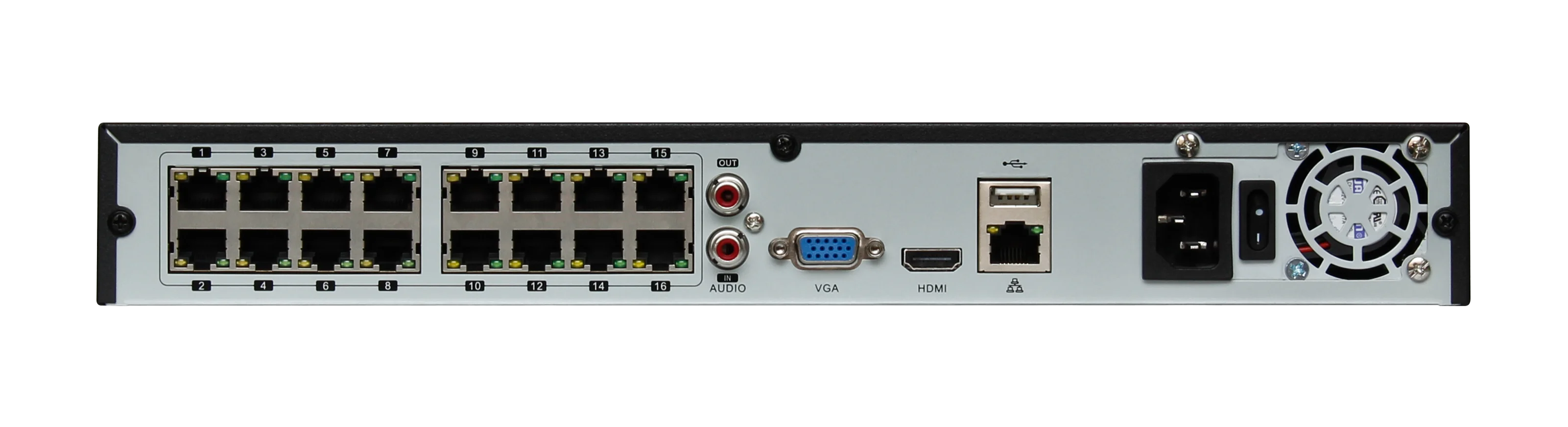 16 Channel CCTV Network Security Surveillance IP Camera NVR System