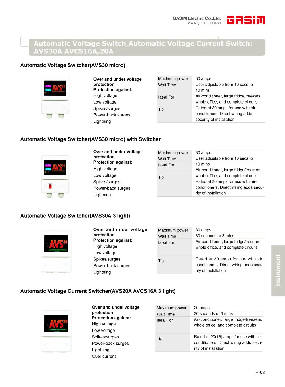 Avs Automatic Voltage Switch 5a Fridge Guard/hivolt /compressor Protector - Buy Avs Automatic ...