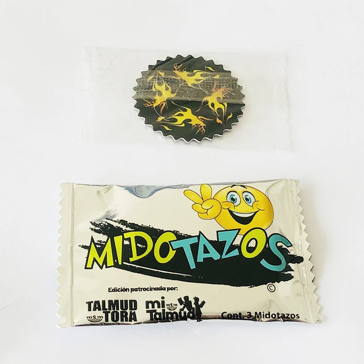 Custom Printing Food Promotion Plastic Tazo Card 3D PP Tazo