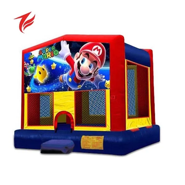Super Mario Inflatable Bounce House With Banner For Sale - Buy Super ...