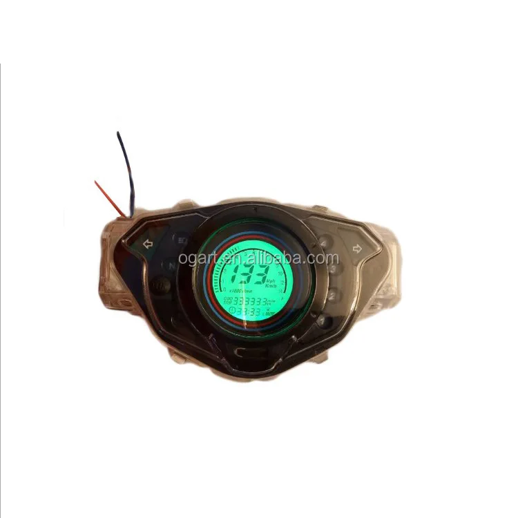 Digital Speedometer Motorcycle Electric Scooter Digital Speedometer ...