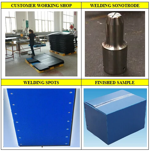 Coroplastic Box Spot Welder - Efficient Ultrasonic Welding