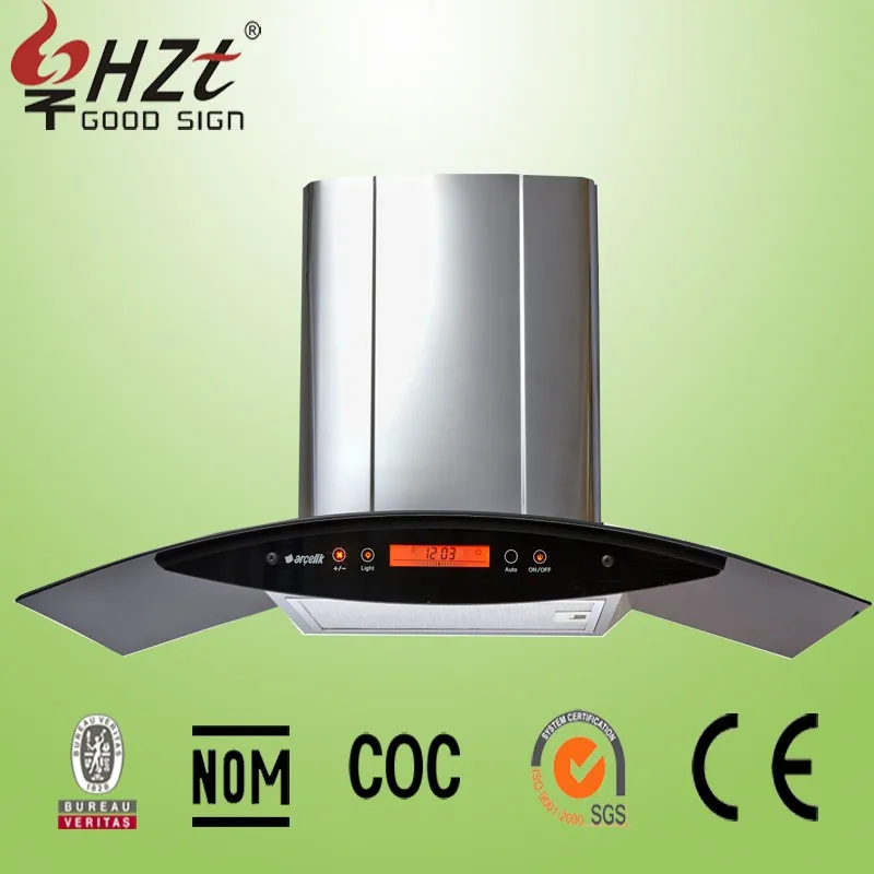 T Shape 900mm Ventless Wall Mount Stainless Steel Chinese Kitchen Hood ...