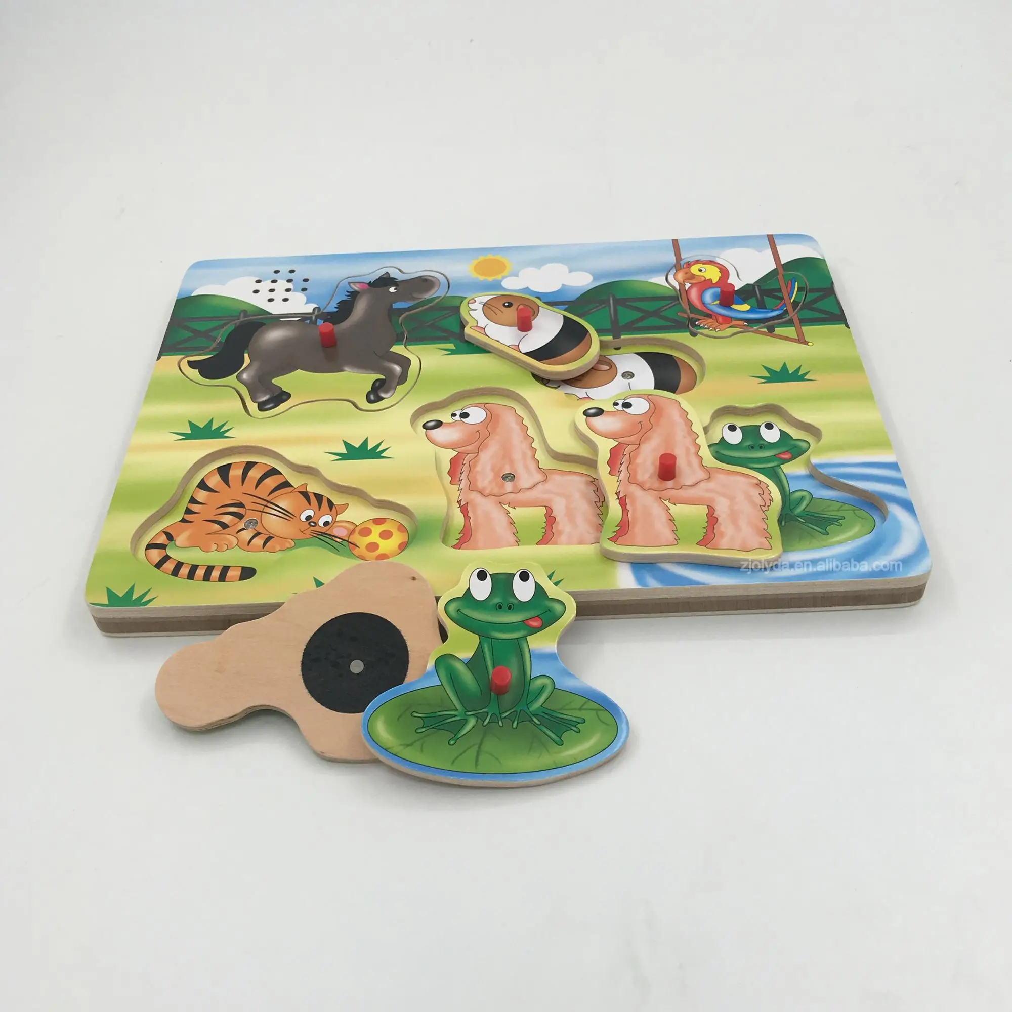 Wooden Animals Ic Sound Puzzle - Buy Sound Puzzle,Ic Sound Puzzle ...