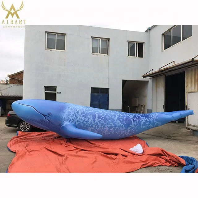 Beauty Inflatable Blue Whale - LED Lighting & Custom Sizes