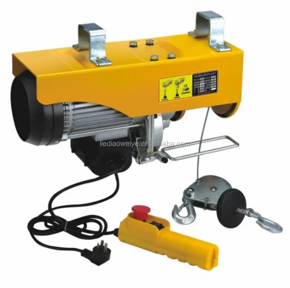 100kg Micro Electric Hoist Winch 12v Dc - Crane 1 Ton