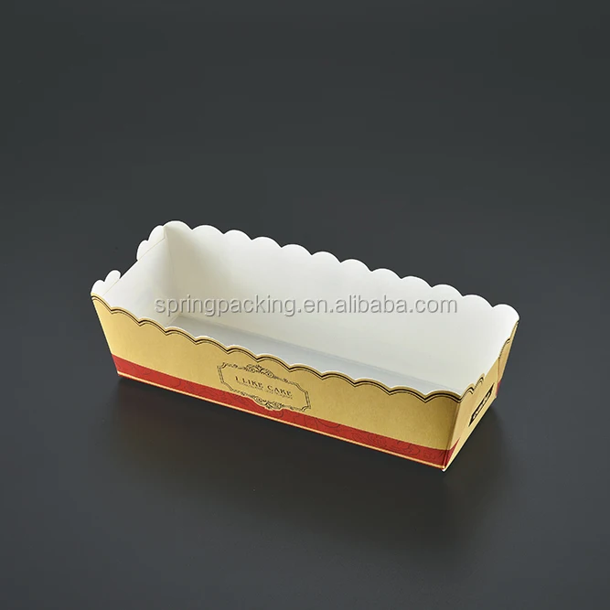 Rectangular 400*300*50mm Paper Board Cake Biscuit Baking Tray For Cake ...