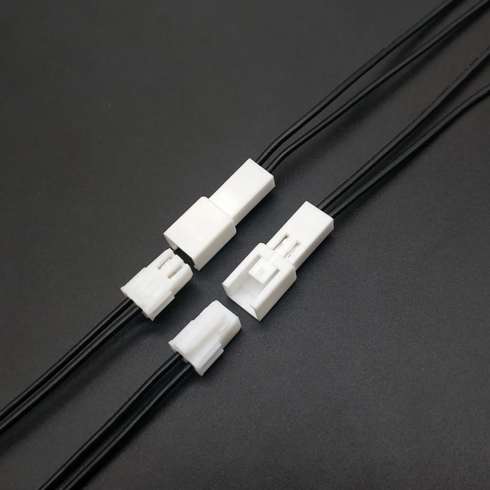 2pin Yeonho SMP250 Male Female Connector Cable Wire Harness