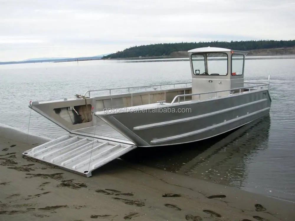 Gospel 8m Aluminum Landing Boat with Outboard Inbound Engine