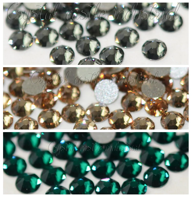 China Rhinestone Factory 8 Big 8 Small New Face 2078 Color Ab Flatback ...