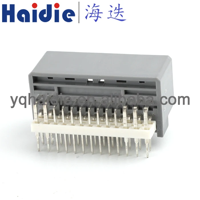 26 Pin Gray Male Pcb Blade Wire Electrical Automotive Connectors 175571 ...