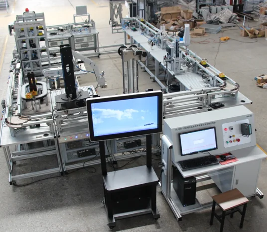 Dolang Educational Industrial Automatic Production Line Trainer Lab Flexible Manufacture ...