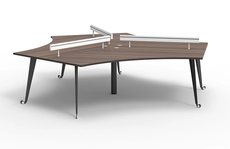 Modern Office Desk for 3 Person - DIOU Furniture