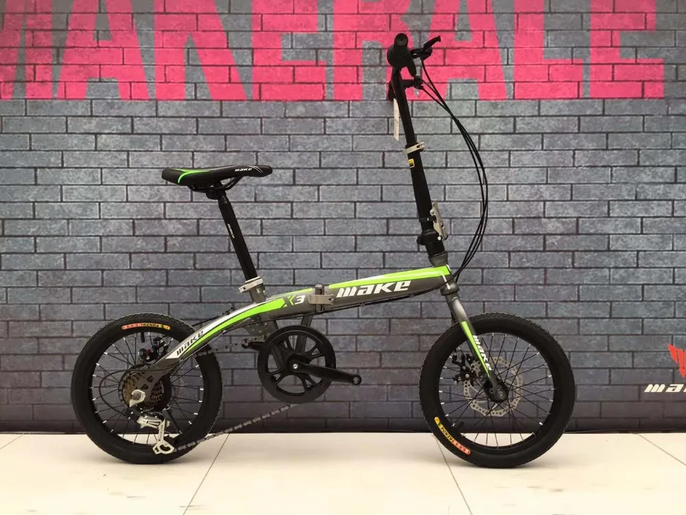 High Quality New Model 16 Inch Folding Bike 7 Speed Disc Brake - Buy ...