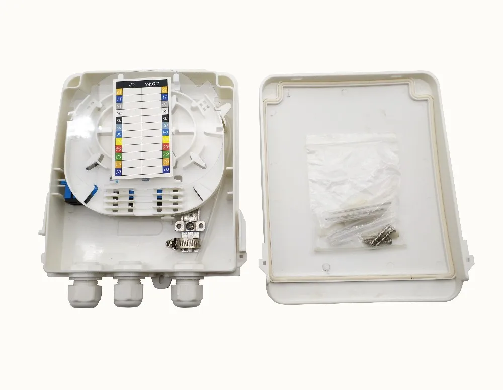 4 Port Fiber Distribution Box For Ftth Indoor/outdoor Use Electrical ...