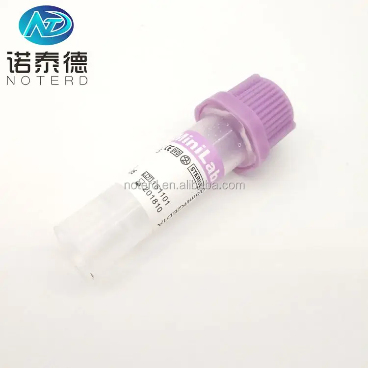 Micro Disposable Vacutainer K2 Edta Non Vacuum Blood Collection Tube 0 ...